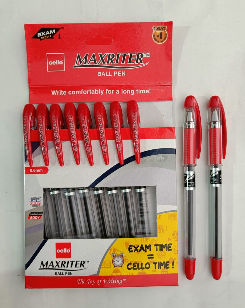 Cello Maxriter Ball Pen (Red-10pcs.) – Hubsafari Online store in ...